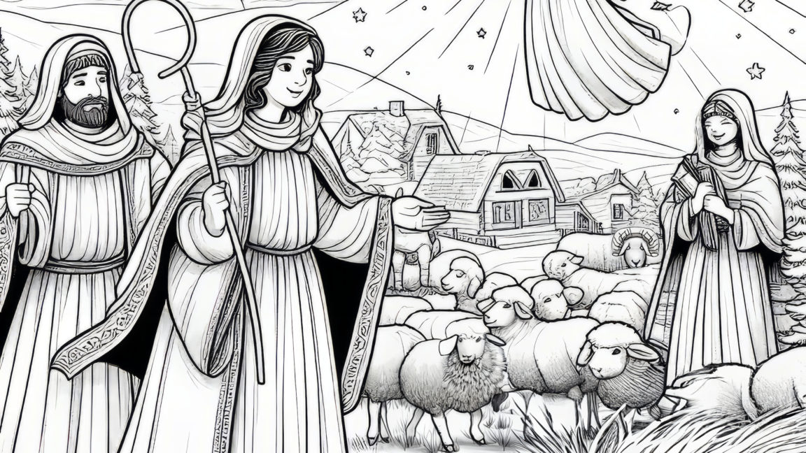 Heavenly Message: Angels Announce the Savior’s Birth to the Shepherds ...