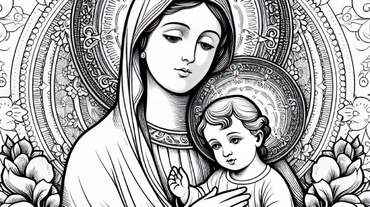 Sacred Tones: Our Lady of Good Counsel’s Colorful Blessing – To Color ...