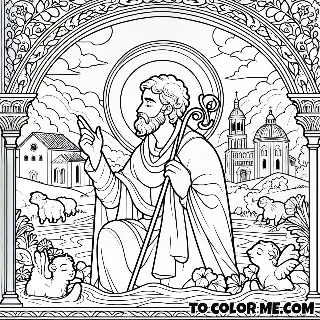 Santo Perfecto: The Coloring Chronicle of a Spanish Martyr – To Color ...