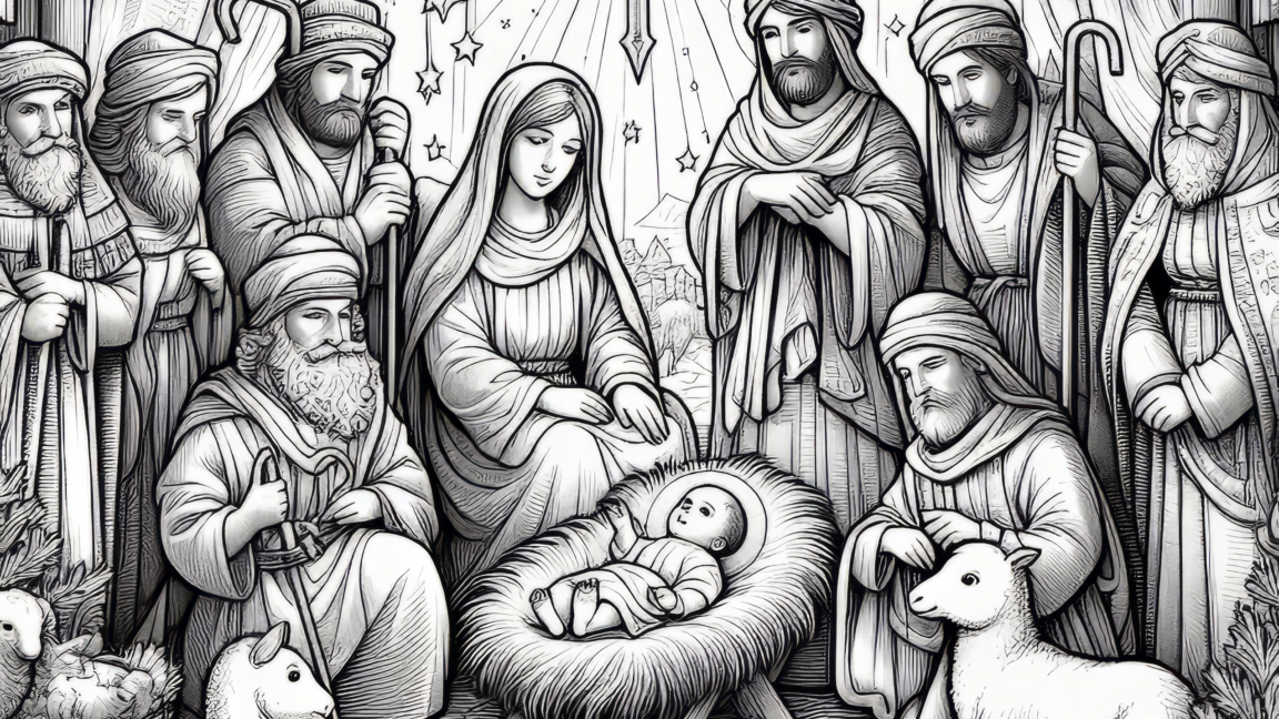 Divine Serenity Unveiled: Embrace the Majesty of the Nativity Scene in ...