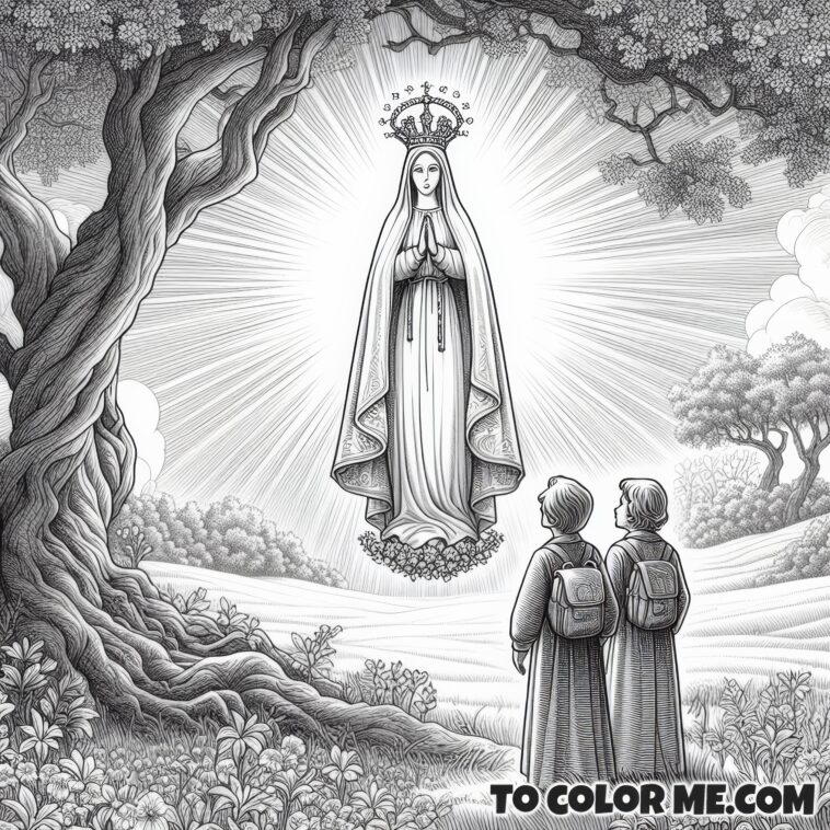 Fatima’s Field of Faith: The First Apparition to Color – To Color Me ...
