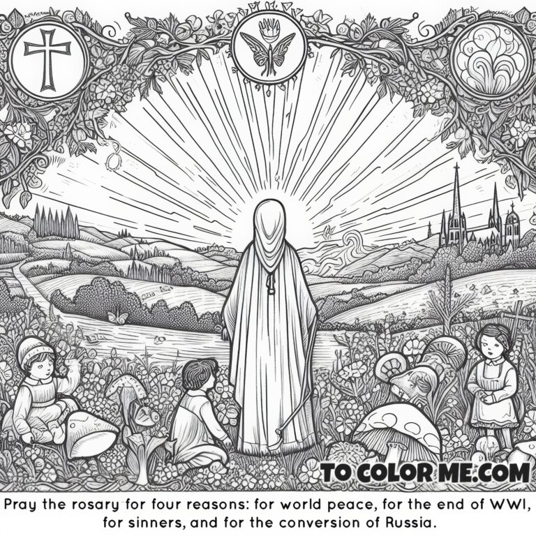 Messages of Hope: Coloring the Symbols of Our Lady’s Words – To Color ...