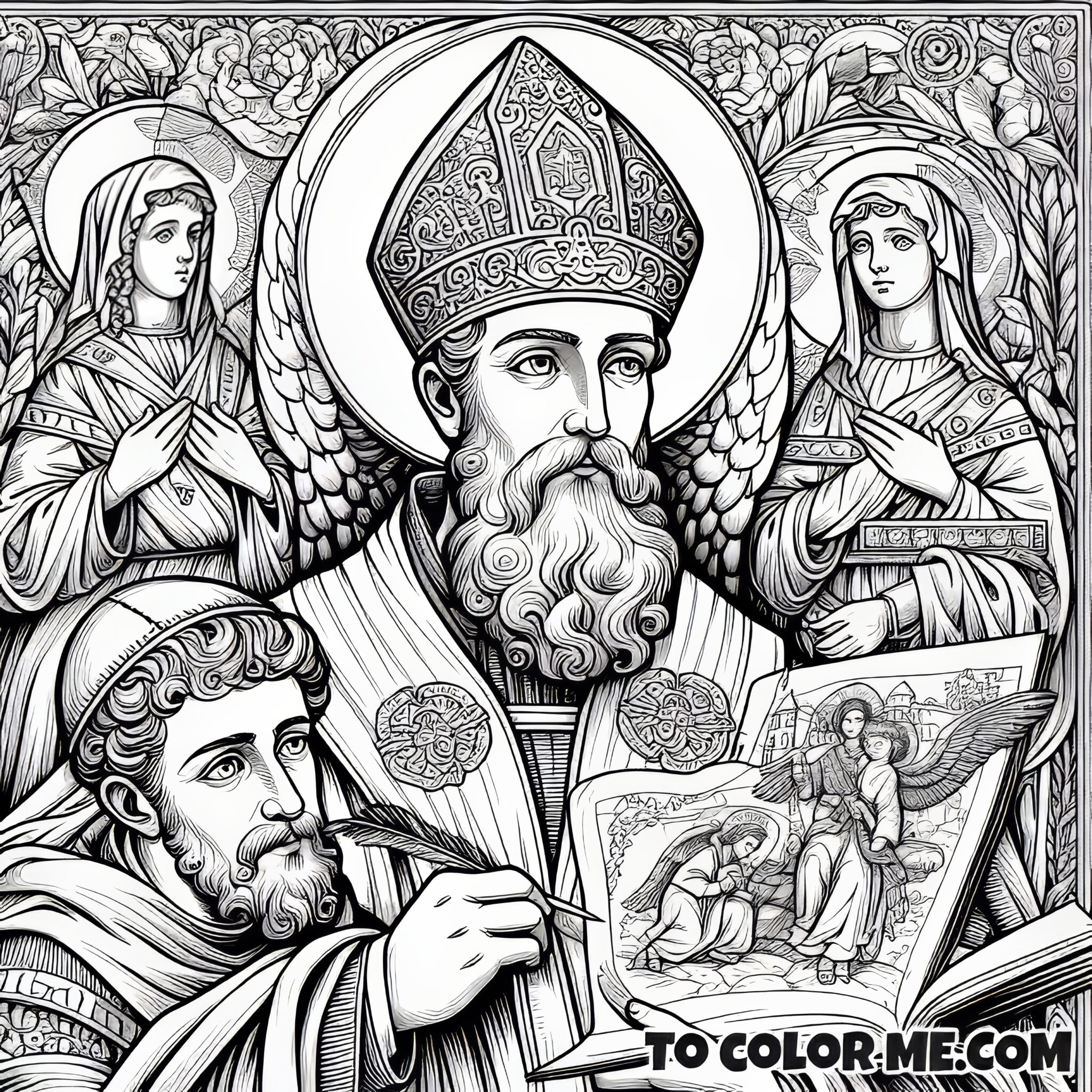 Saint Angelus of Jerusalem: Color His Story of Faith and Forgiveness ...