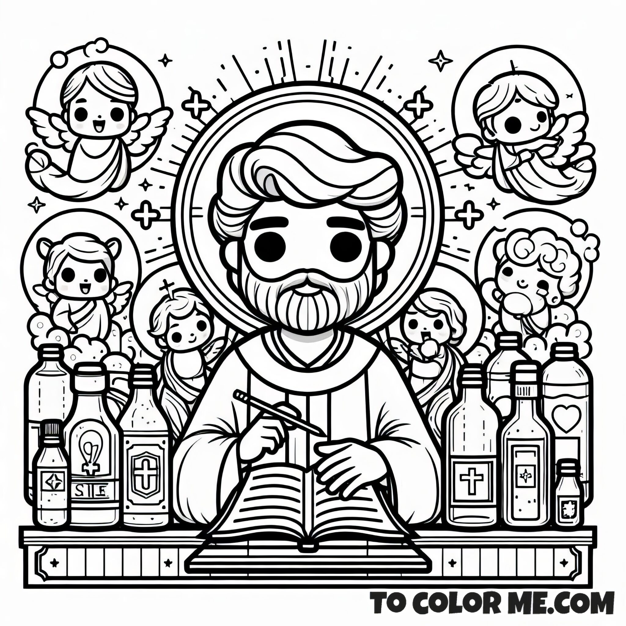 Saint Mark: Coloring the Path of Early Christianity – To Color Me Faithful