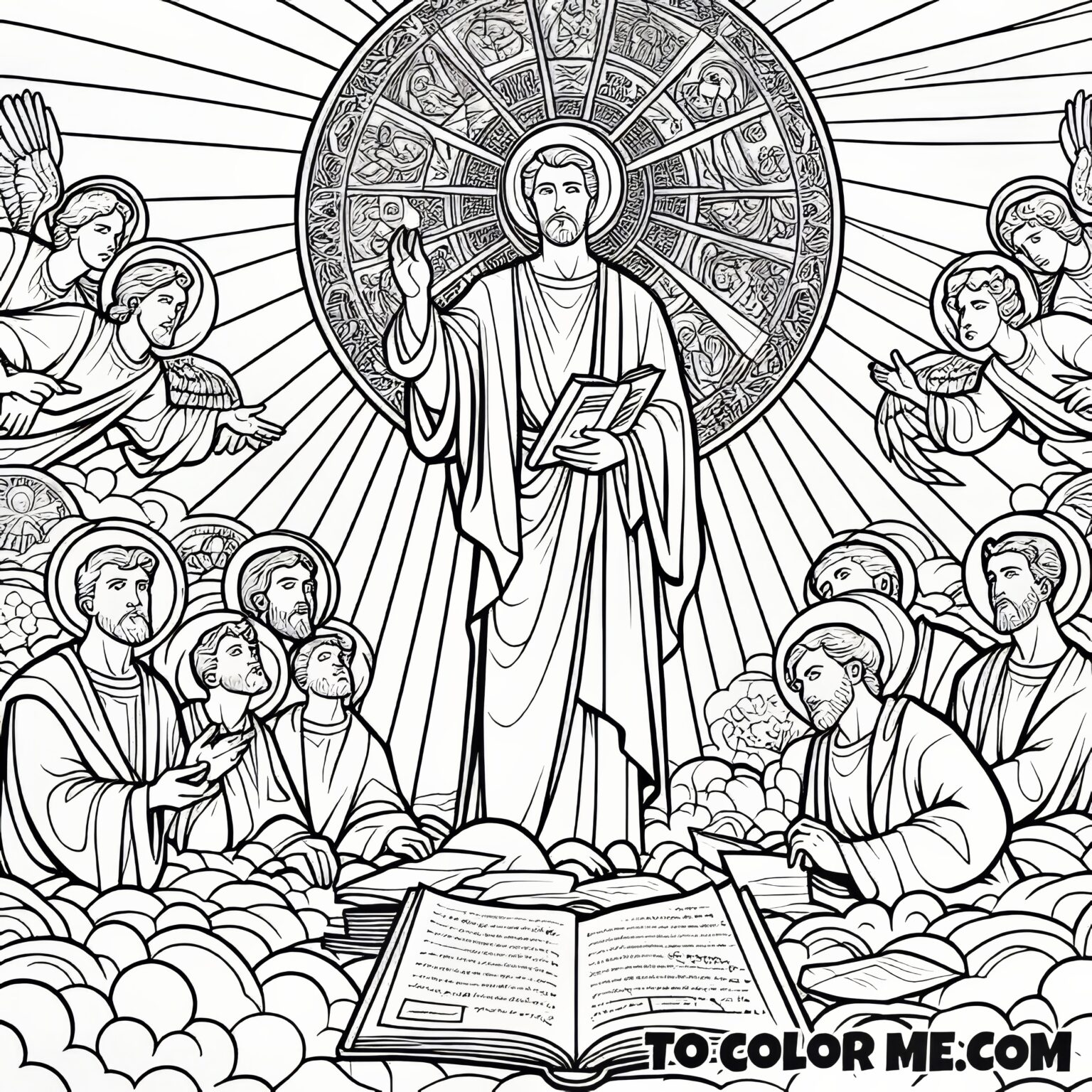 The Life of Saint Mark: A Coloring Book for the Faithful – To Color Me ...