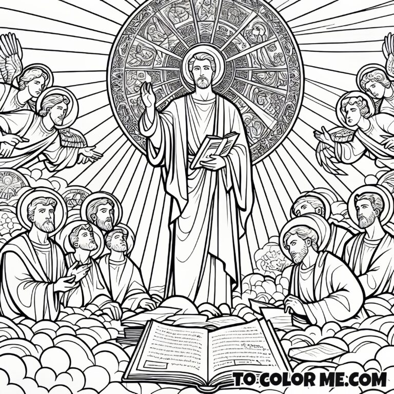 The Life of Saint Mark: A Coloring Book for the Faithful – To Color Me ...