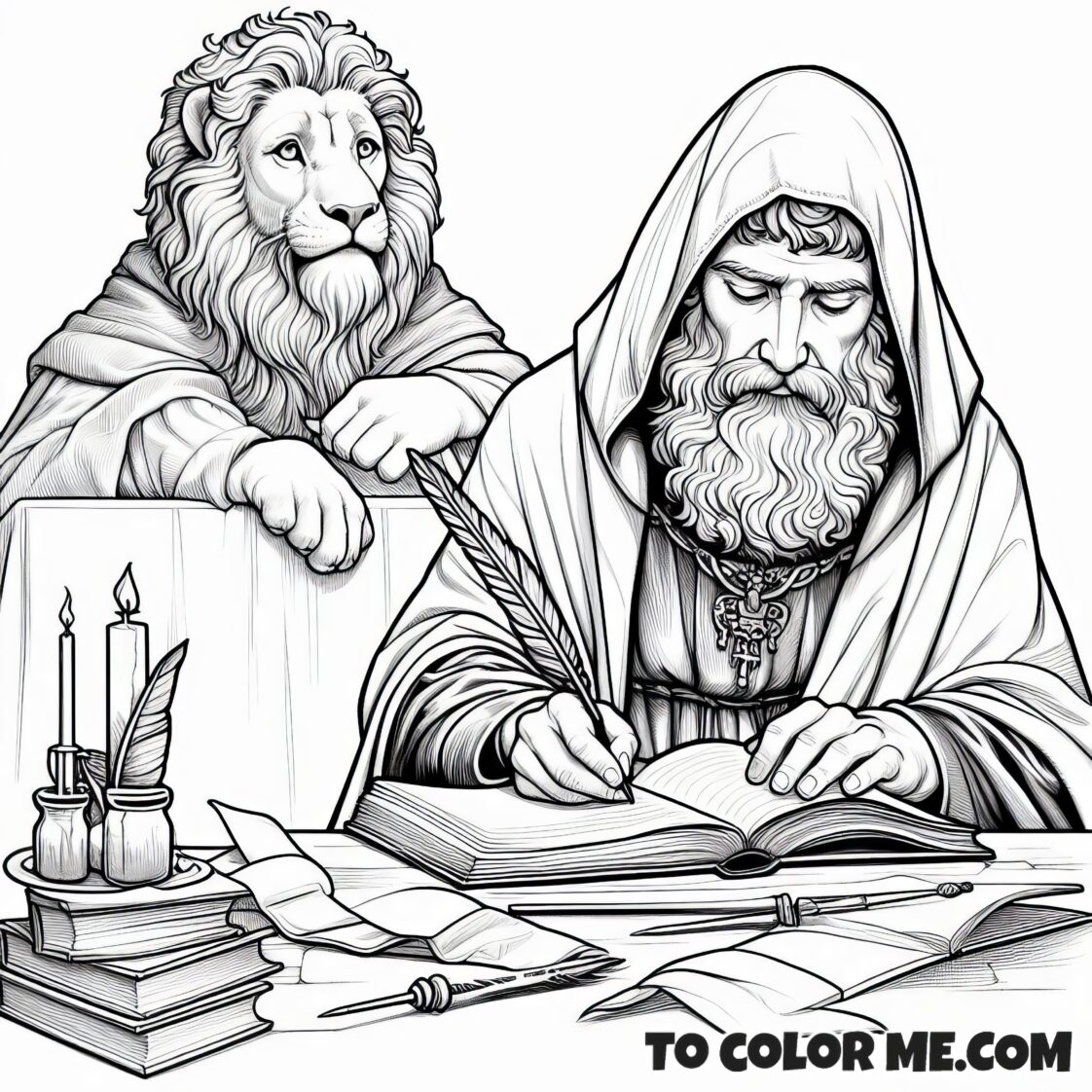 Saint Mark the Evangelist: Patron of Barristers Coloring Book – To ...