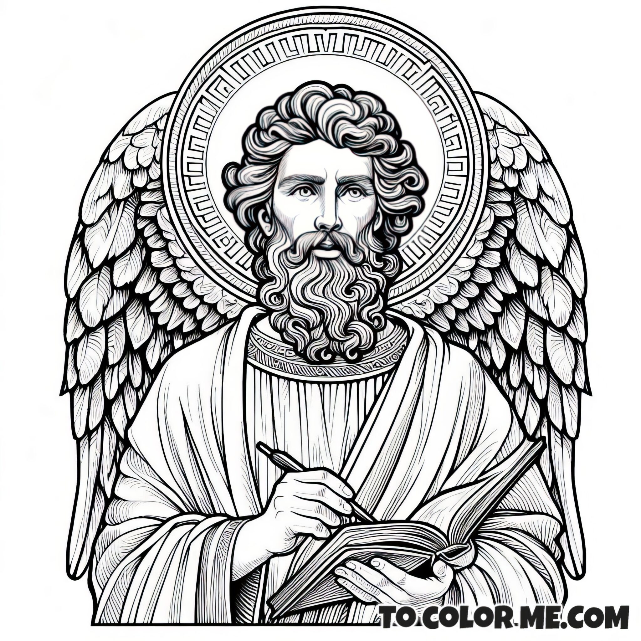 Saint Mark the Evangelist: A Coloring Journey Through the Bible – To ...
