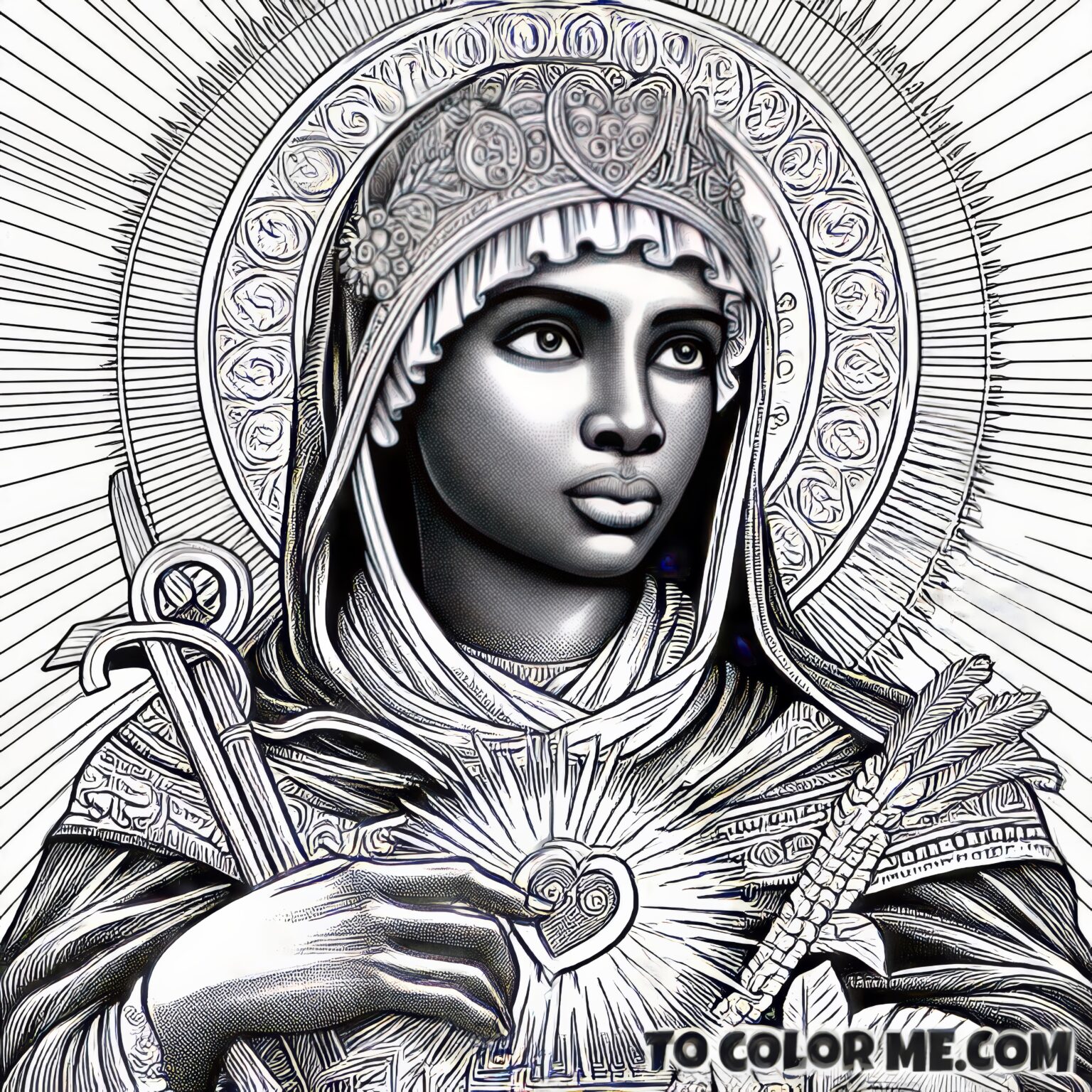 Saint Monica’s Sanctity: A Coloring Experience of Devotion – To Color ...