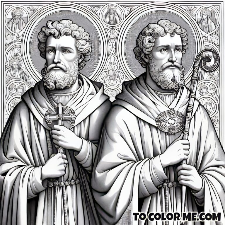 Celebrate the Lives of Saints Philip and James with Creative Coloring ...