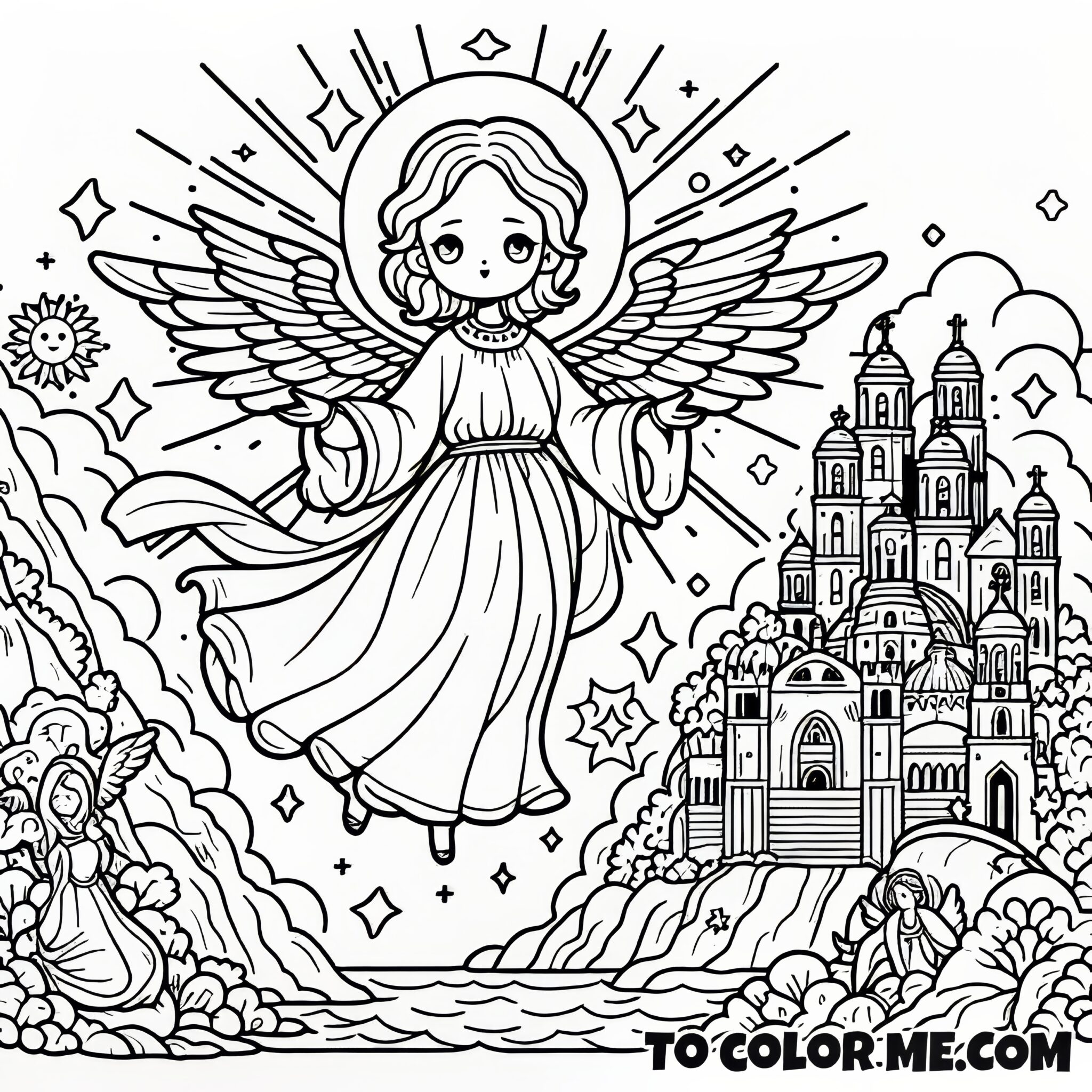 St. Michael’s Spiritual Sanctuary: Monte Gargano Coloring Book – To ...