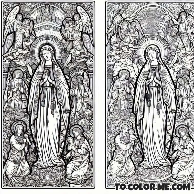 Mary’s May of Glory: A Coloring Celebration of the Queen – To Color Me ...