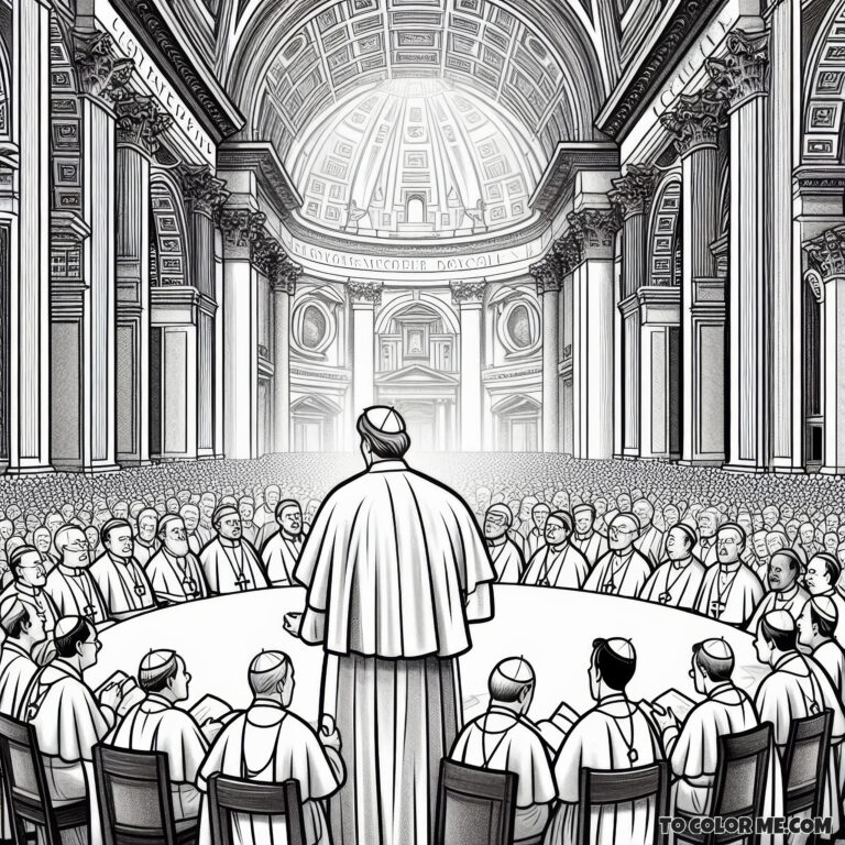 Pope Paul VI: Coloring the Concluder of Vatican II – To Color Me Faithful