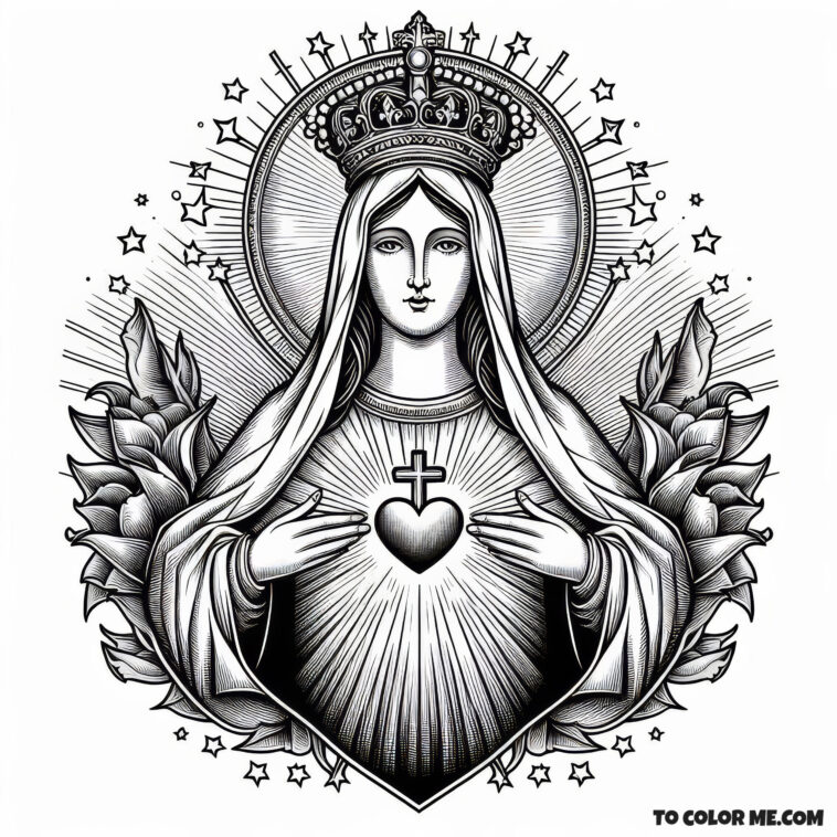 Sacred Colors: Consecration of Mary’s Heart – To Color Me Faithful