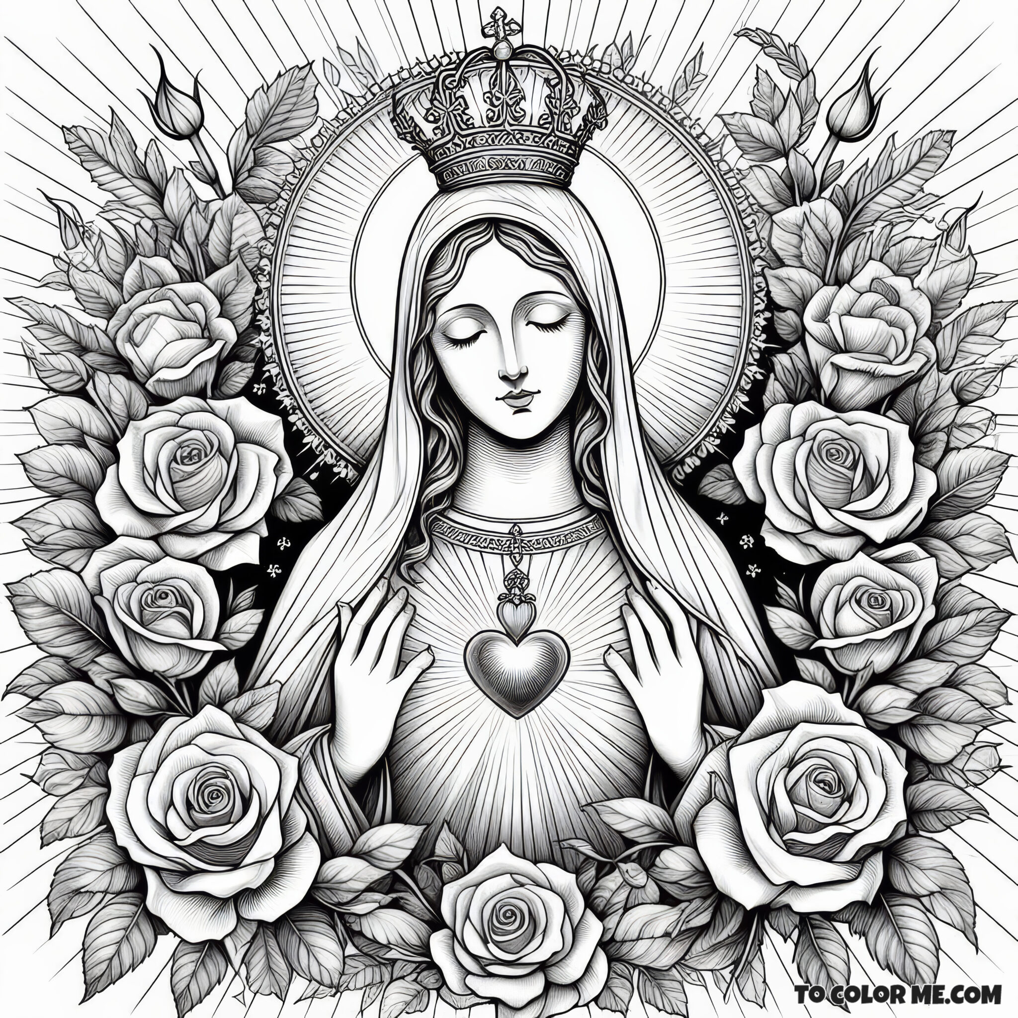 Colorful Consecration: Pius XII and Mary’s Immaculate Heart – To Color ...