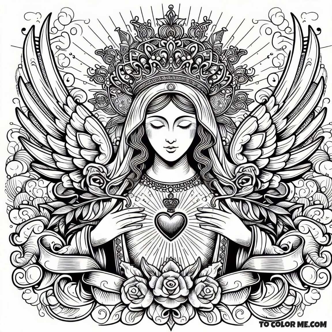 Heart of Purity: Mary’s Coloring Pages – To Color Me Faithful