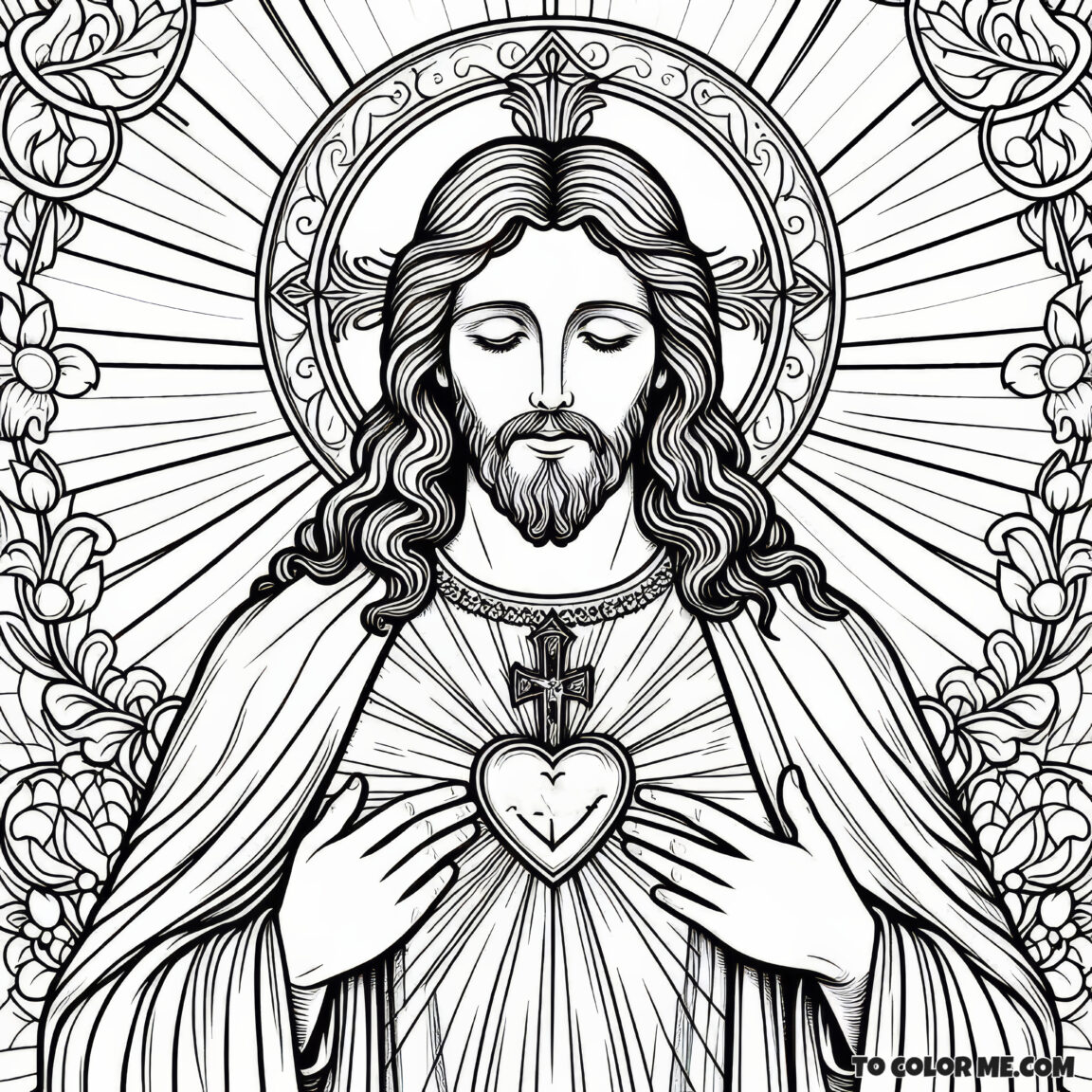 Heart of Sacrifice: Coloring the Testament of Jesus’ Love – To Color Me ...