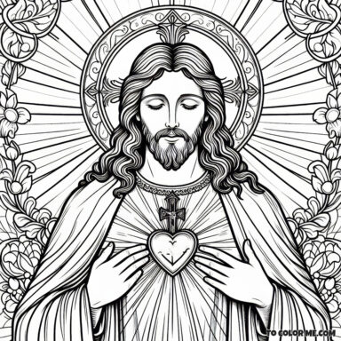 Heart of Sacrifice: Coloring the Testament of Jesus’ Love – To Color Me ...