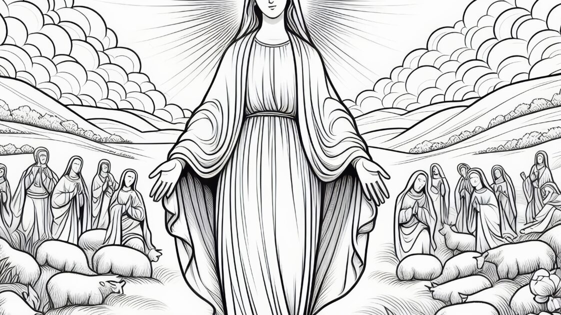 Assumption of the Blessed Virgin Mary – To Color Me Faithful