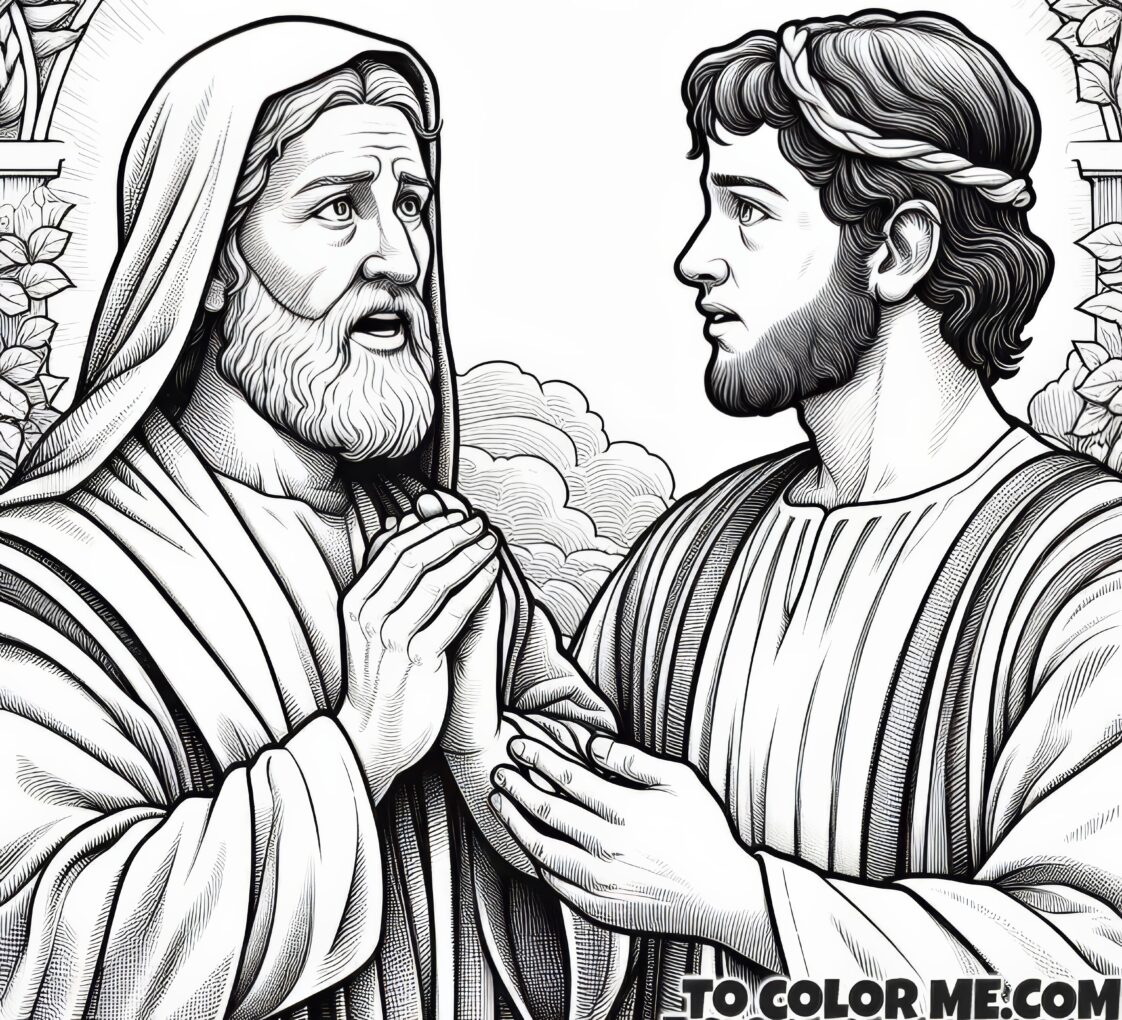 Resurrection Witness: St. Bartholomew Coloring Sheet – To Color Me Free