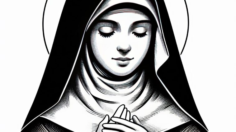 Assisi’s Holy Virgin: Clare Coloring Book – To Color Me Free