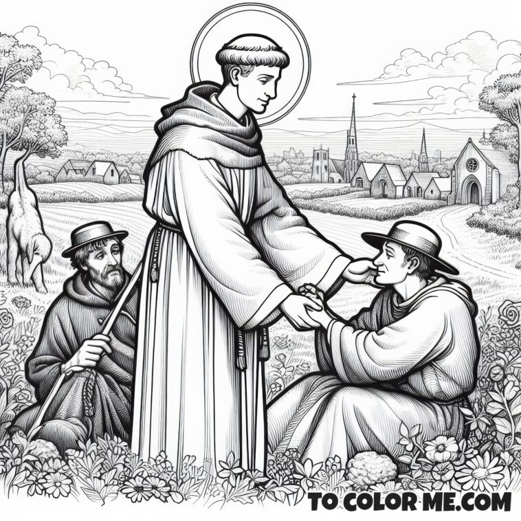 Medieval Missionary: Saint Dominic Coloring Book – To Color Me Faithful