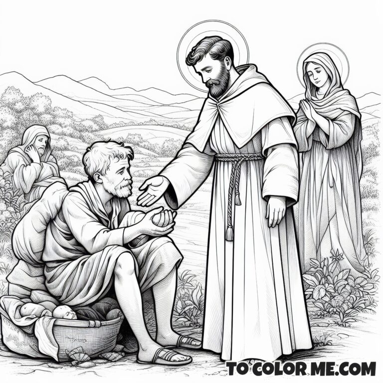Marian Devotee: St. Dominic Coloring Pages – To Color Me Faithful