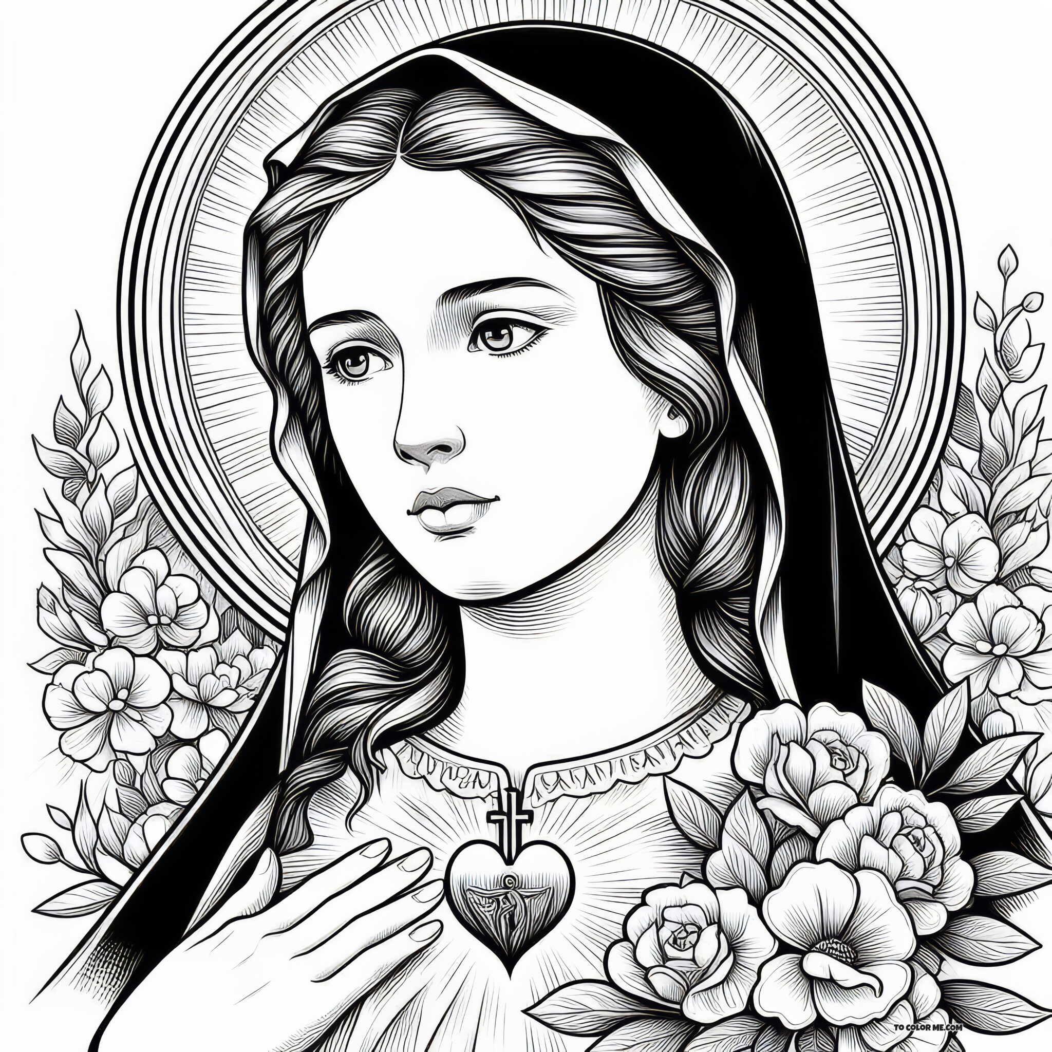 Courage of Innocence: Saint Maria Goretti Coloring Book – To Color Me ...