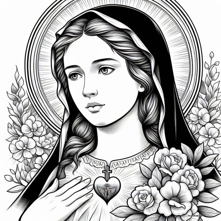 Courage of Innocence: Saint Maria Goretti Coloring Book – To Color Me ...