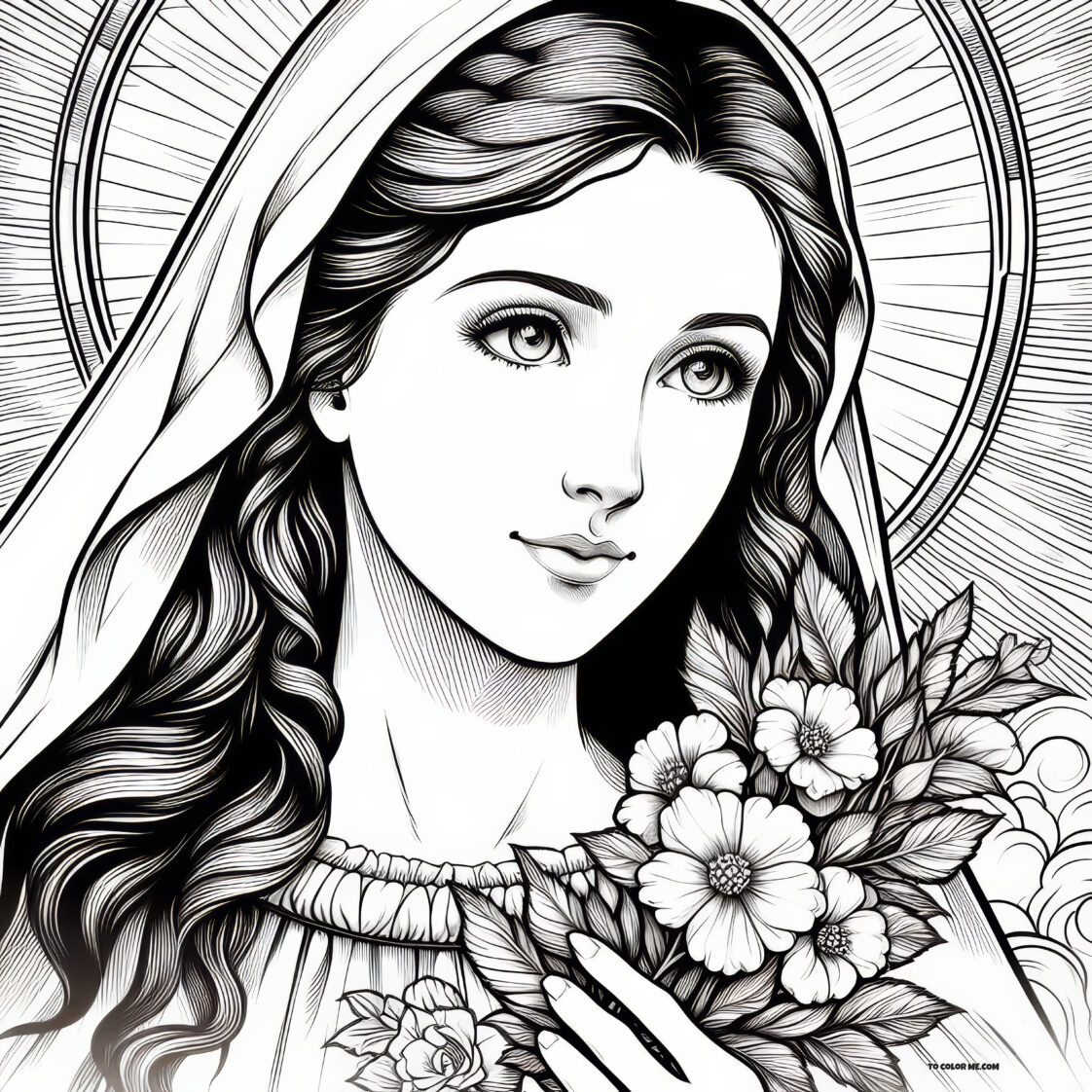 Little Saint of Mercy: St. Maria Goretti Coloring Pages – To Color Me ...