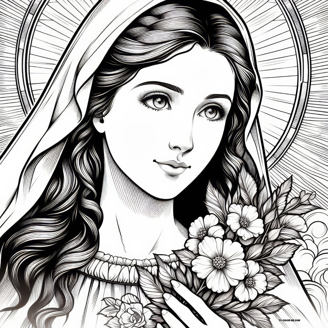 Little Saint of Mercy: St. Maria Goretti Coloring Pages – To Color Me ...