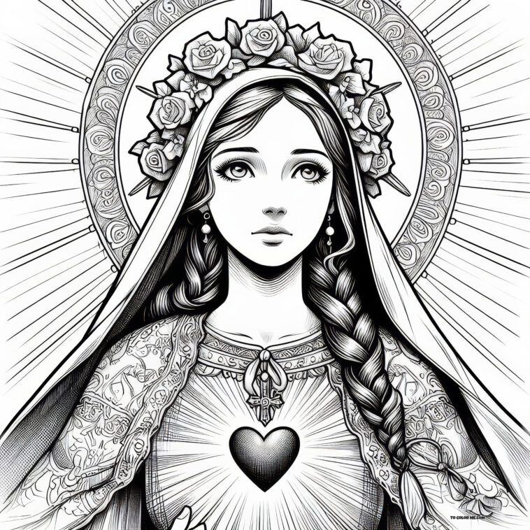 Brave Little Soul: Saint Maria Goretti Coloring Book – To Color Me Faithful