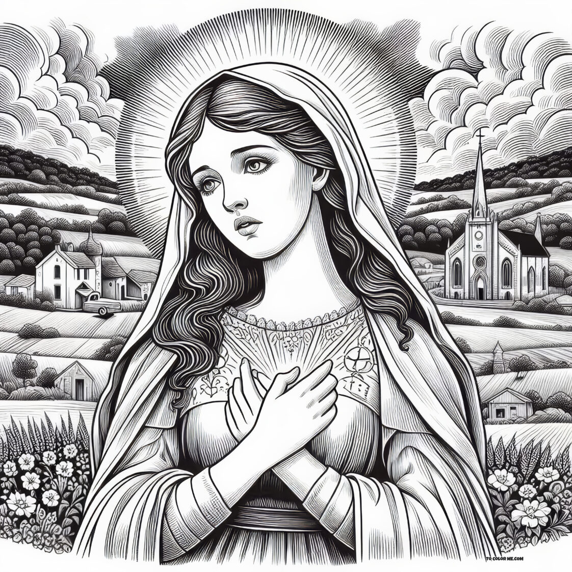 Child’s Faith: Saint Maria Goretti’s Life Coloring Book – To Color Me ...