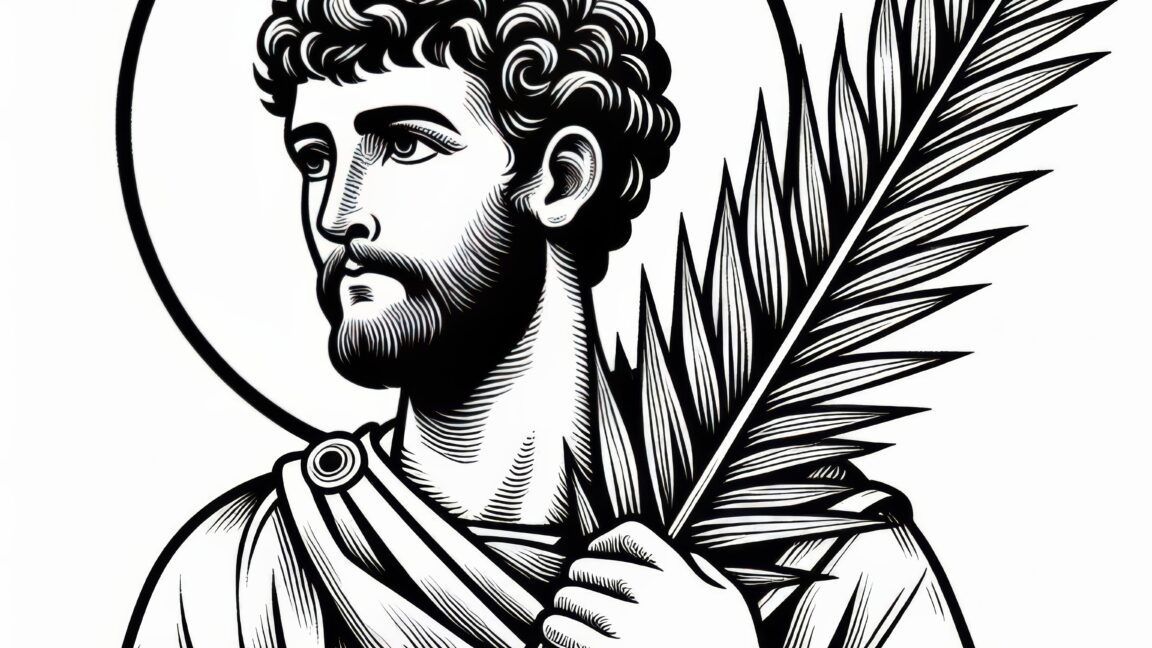 Royal Evangelization: Saint Stephen Coloring Page – To Color Me Free