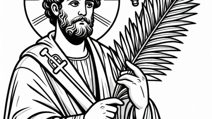 Royal Evangelization: Saint Stephen Coloring Page – To Color Me Free