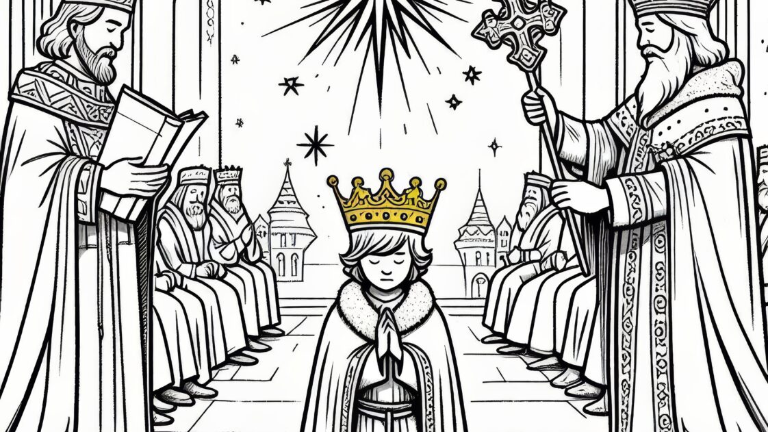 Royal Evangelization: Saint Stephen Coloring Page – To Color Me Free