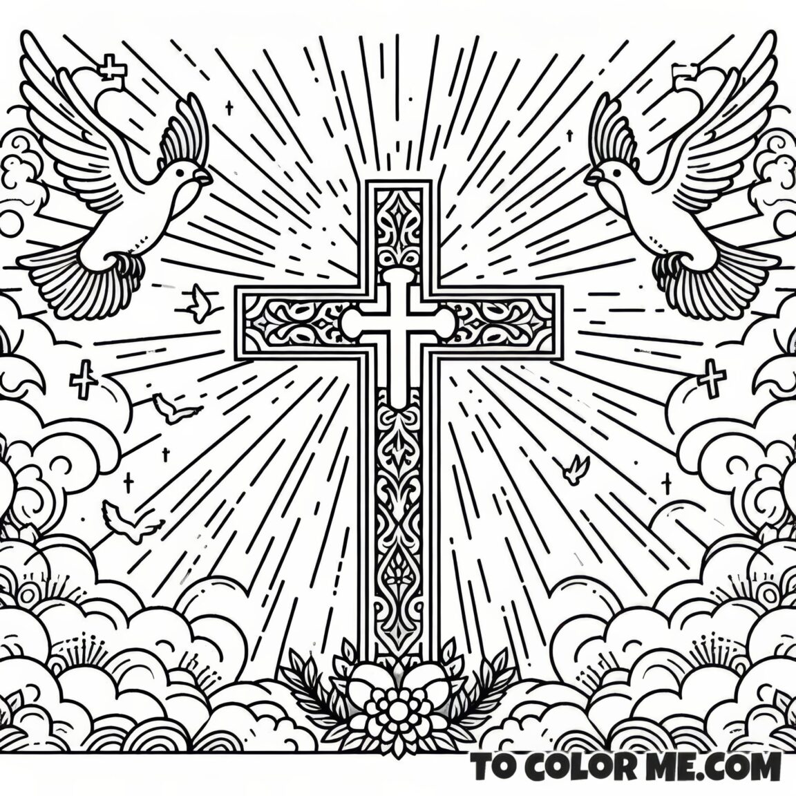 Liturgical Treasure: Exaltation Cross Ceremonial Art – To Color Me Faithful